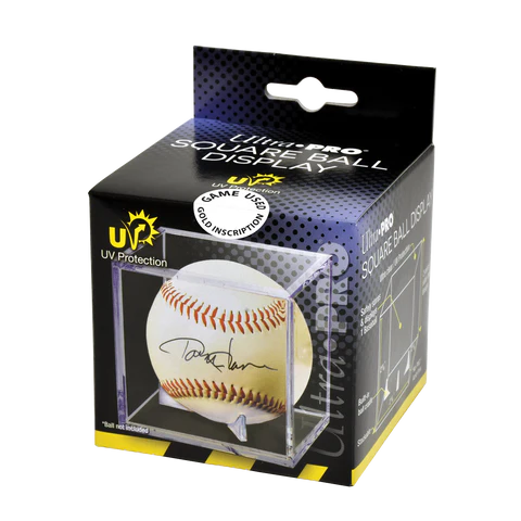 Baseball Clear Square Display Holder with UV Block – Legends Locker